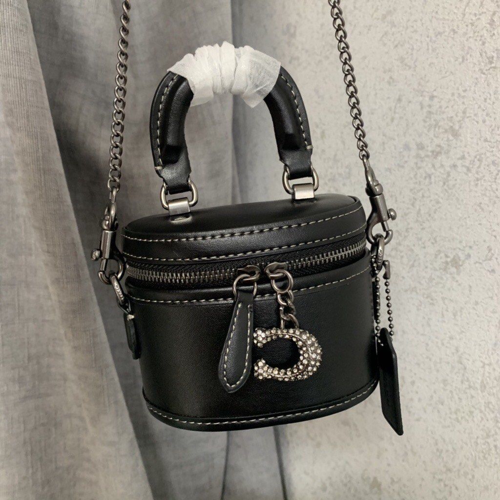 Original Coach Mini Trail Boxy Black Crossbody, Luxury, Bags & Wallets ...