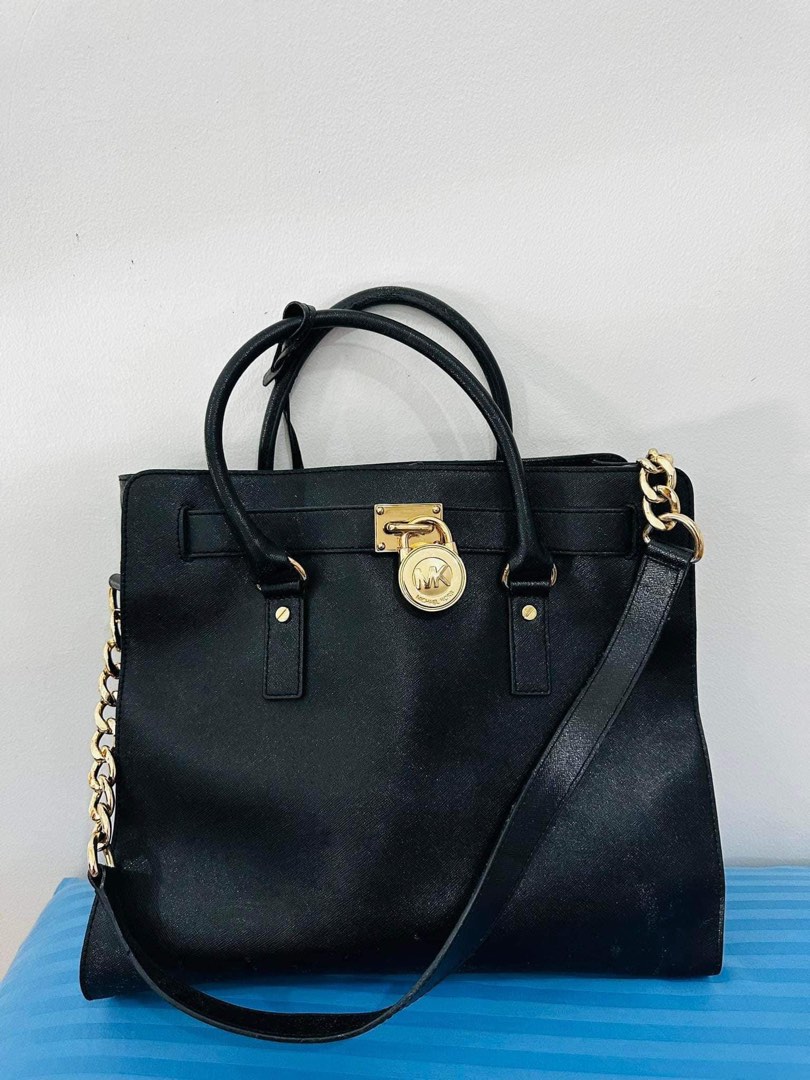 Original MK Hamilton Black Slightly Used, Luxury, Bags & Wallets on ...