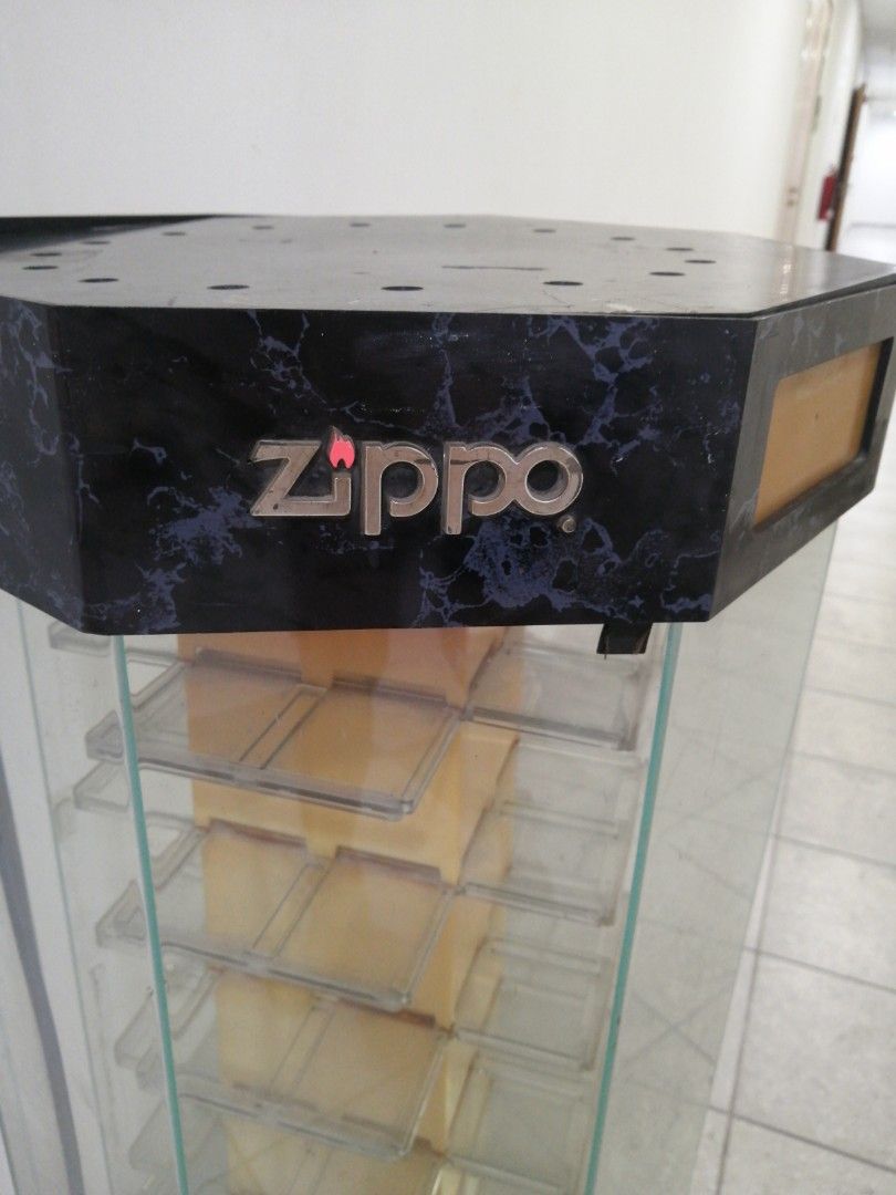 Original Zippo Lighter Display Showcase, Hobbies & Toys, Memorabilia ...