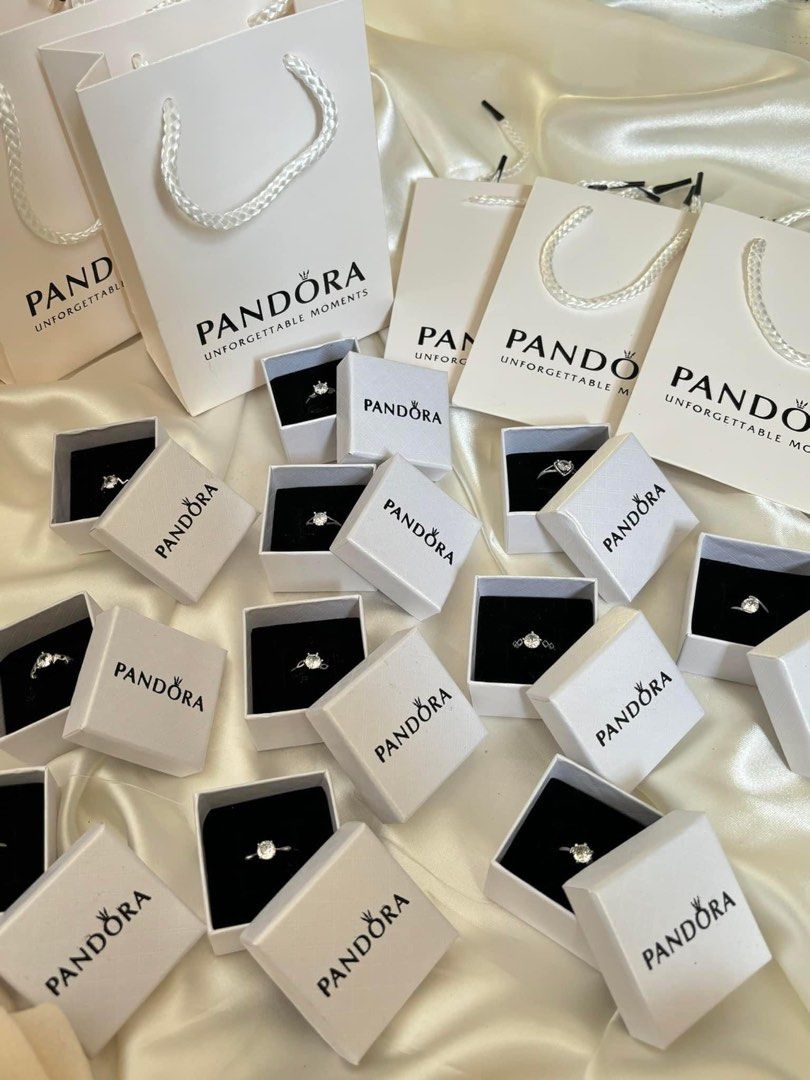 Pandora ring with box, Women's Fashion, Jewelry & Organizers, Rings on ...