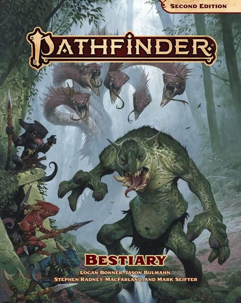 Pathfinder Bestiary Second Edition Hardcover, Hobbies & Toys, Books ...