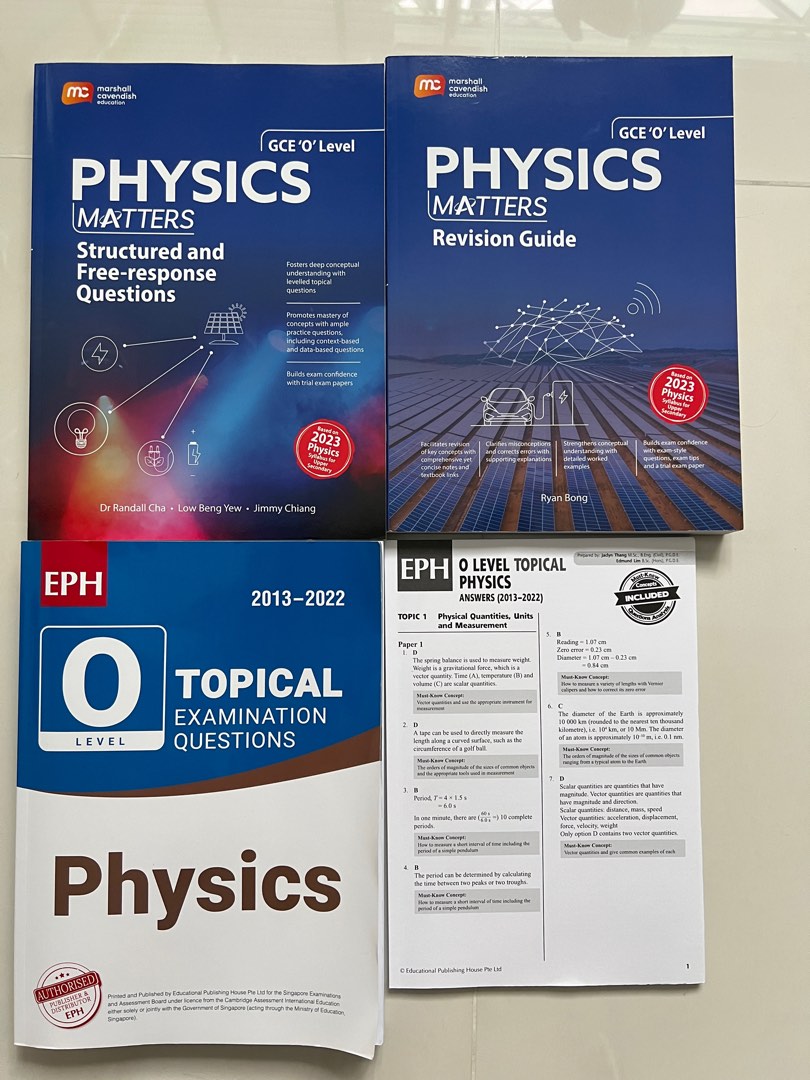 Physics Matters revision guide, Hobbies & Toys, Books & Magazines ...