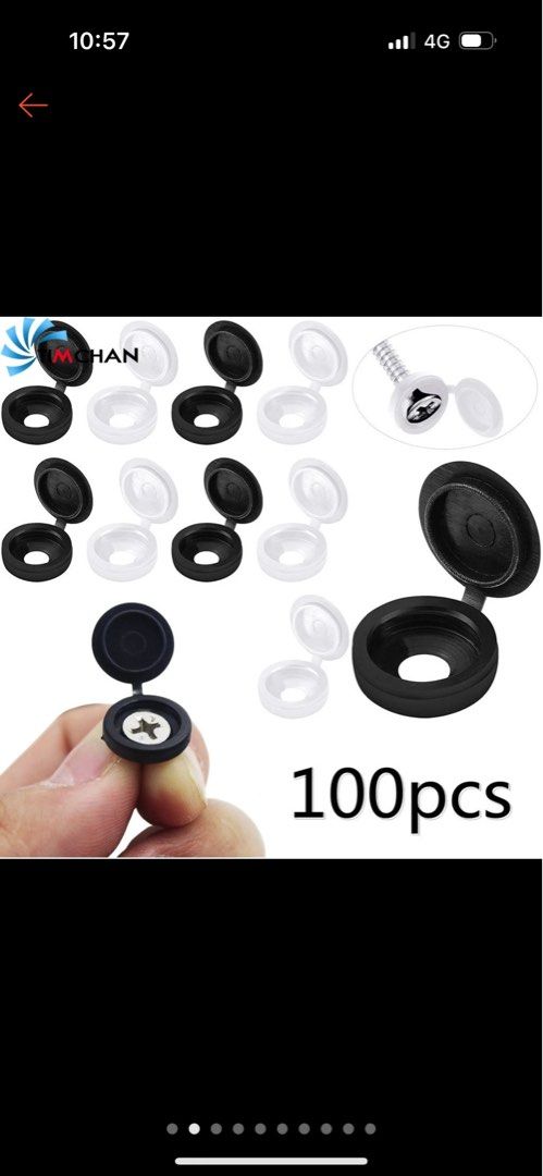 Plastic hinged screw guard, Furniture & Home Living, Home Improvement ...