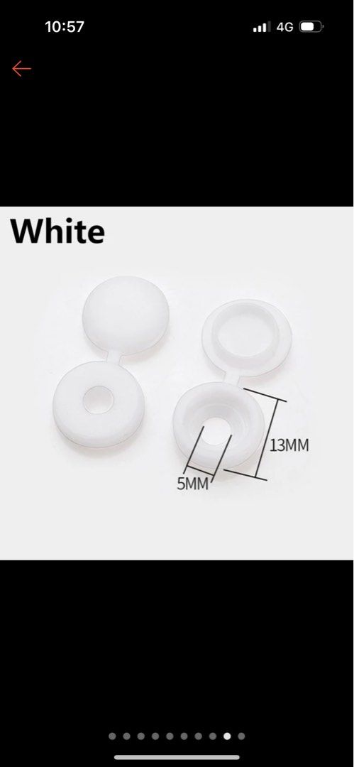 Plastic hinged screw guard, Furniture & Home Living, Home Improvement ...