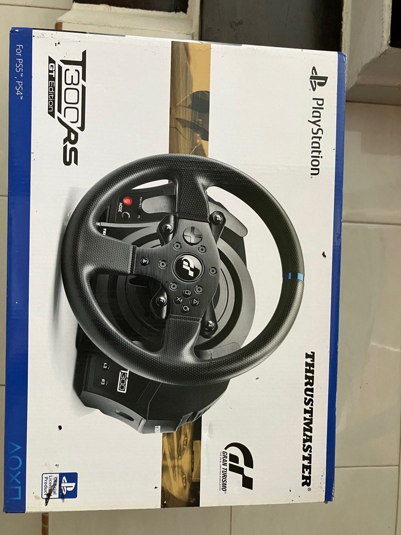 PlayStation Thrustmaster T300 RS GT Edition with racing stand, Video ...