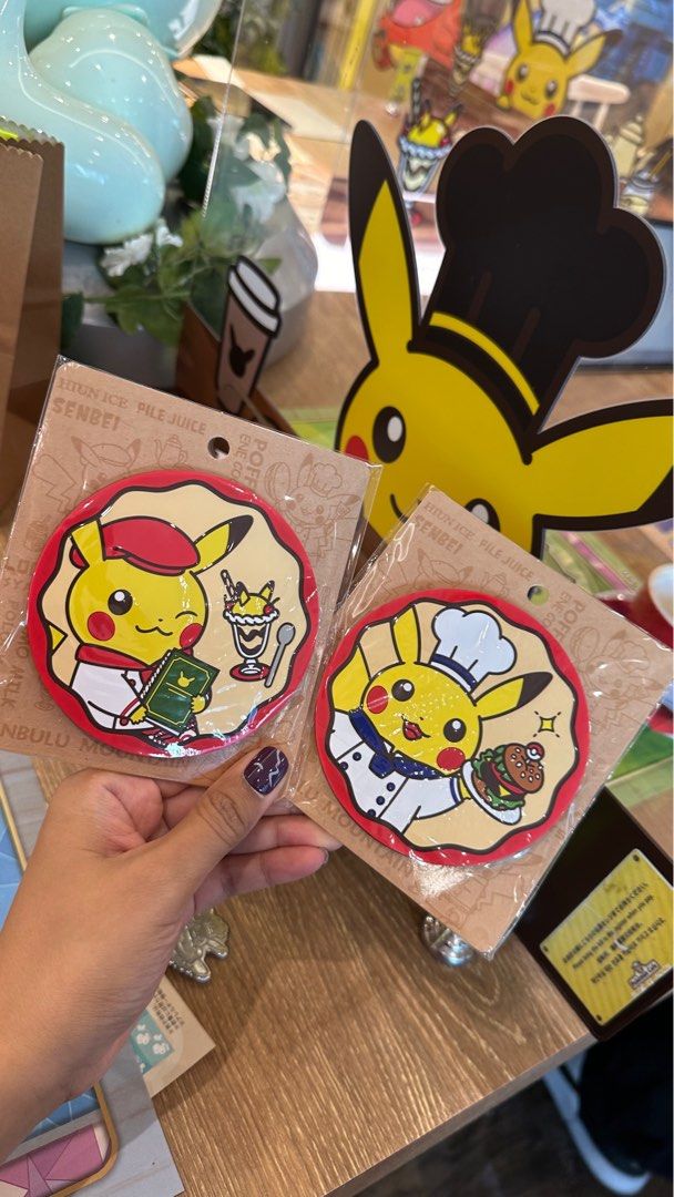 Pokemon Cafe Tokyo Limited Coasters, Hobbies & Toys, Memorabilia ...