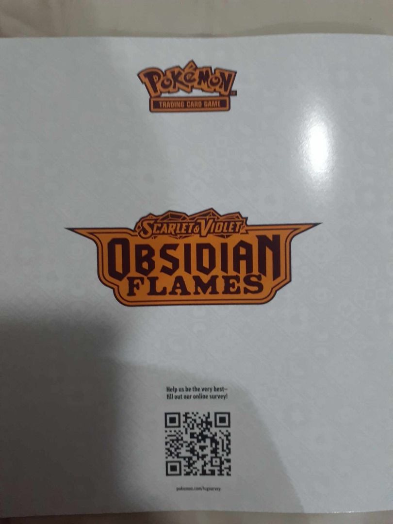 Pokemon Obsidian Flames ETB - Contents and Box Only (No booster packs ...