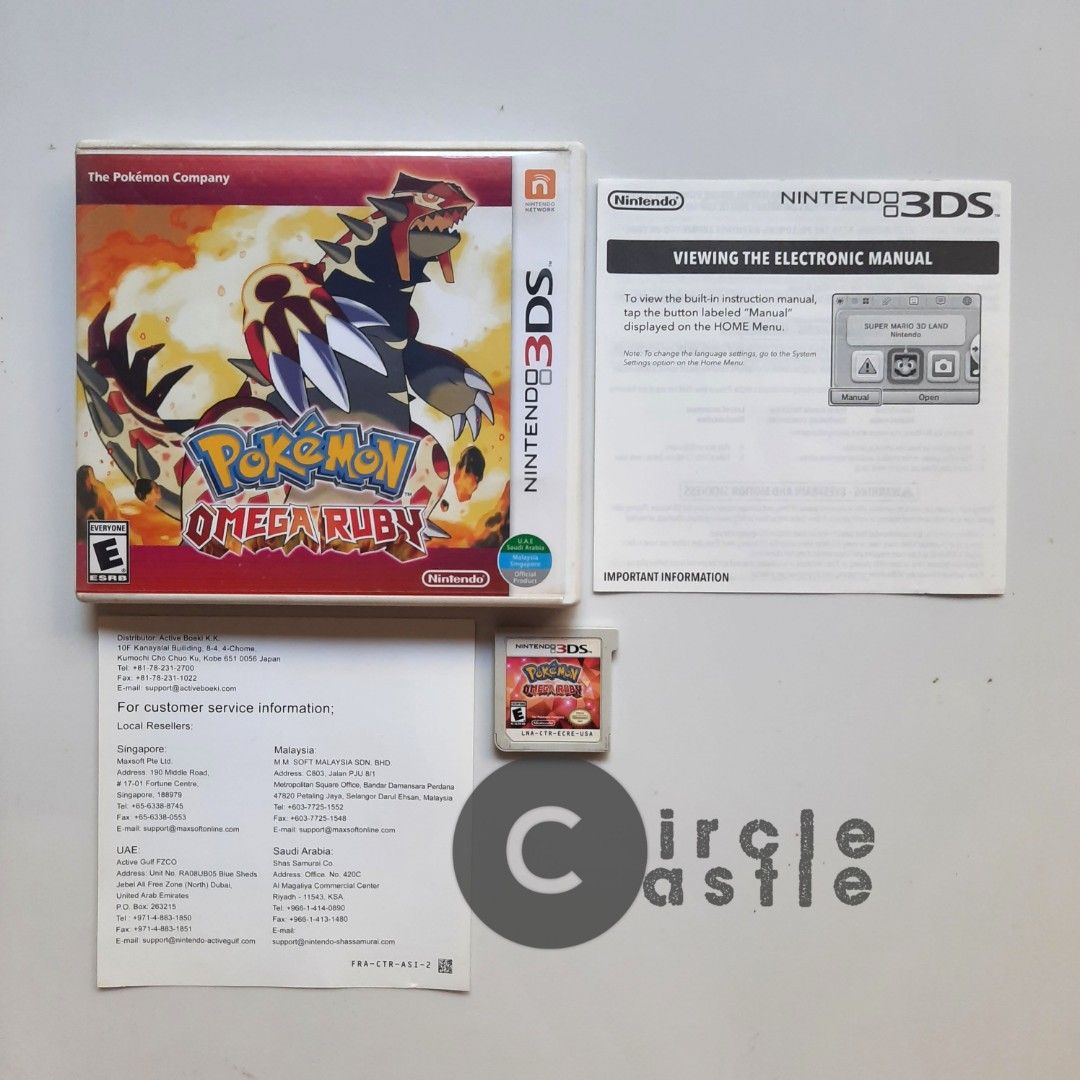 Pokemon Omega Ruby for Nintendo 3DS Nintendo 2DS, Video Gaming, Video ...