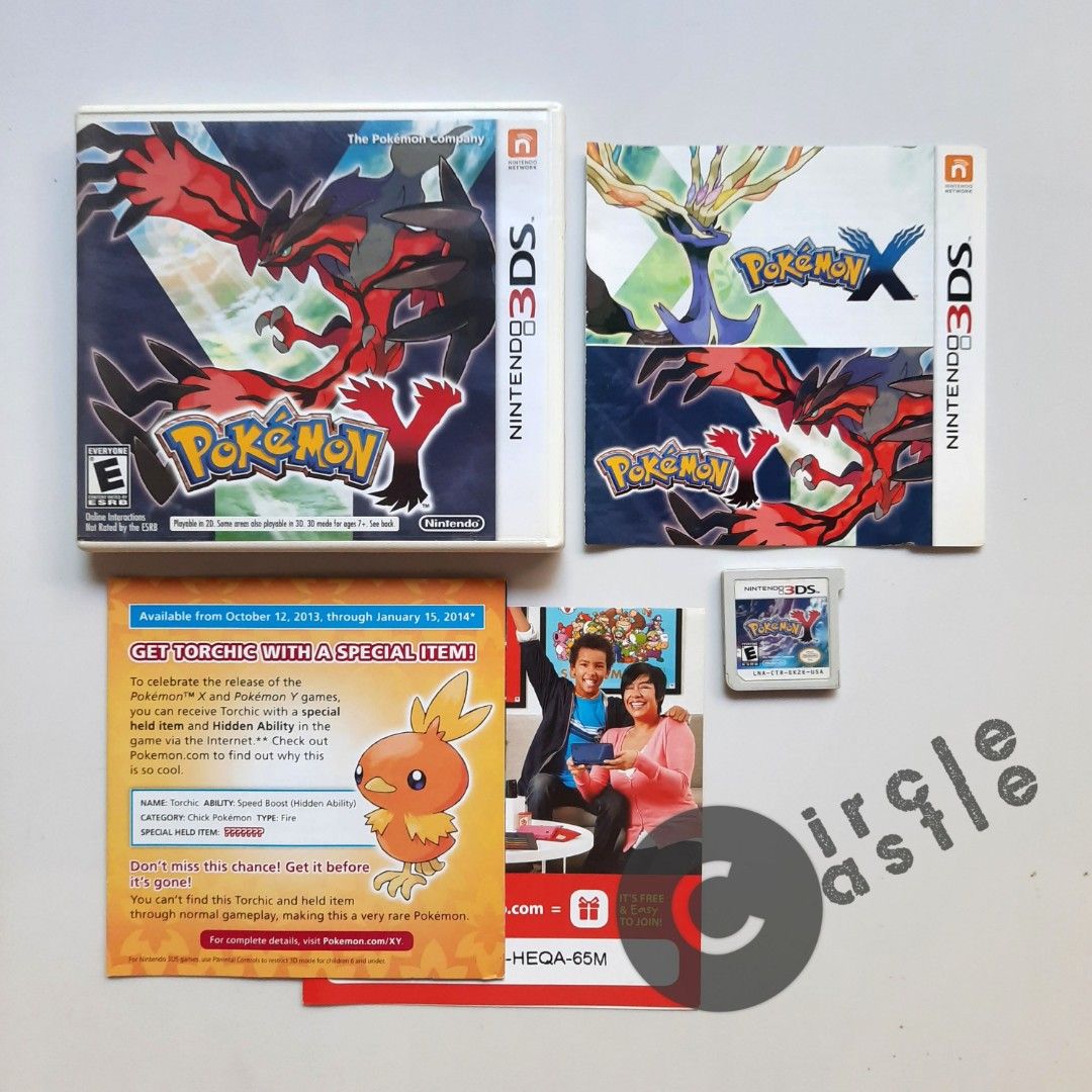 Pokemon Y for Nintendo 3DS Nintendo 2DS, Video Gaming, Video Games ...