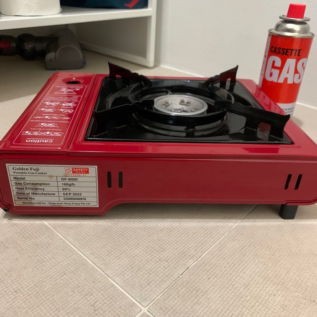 Portable gas stove, free hotpot pot and grill plate, TV & Home ...