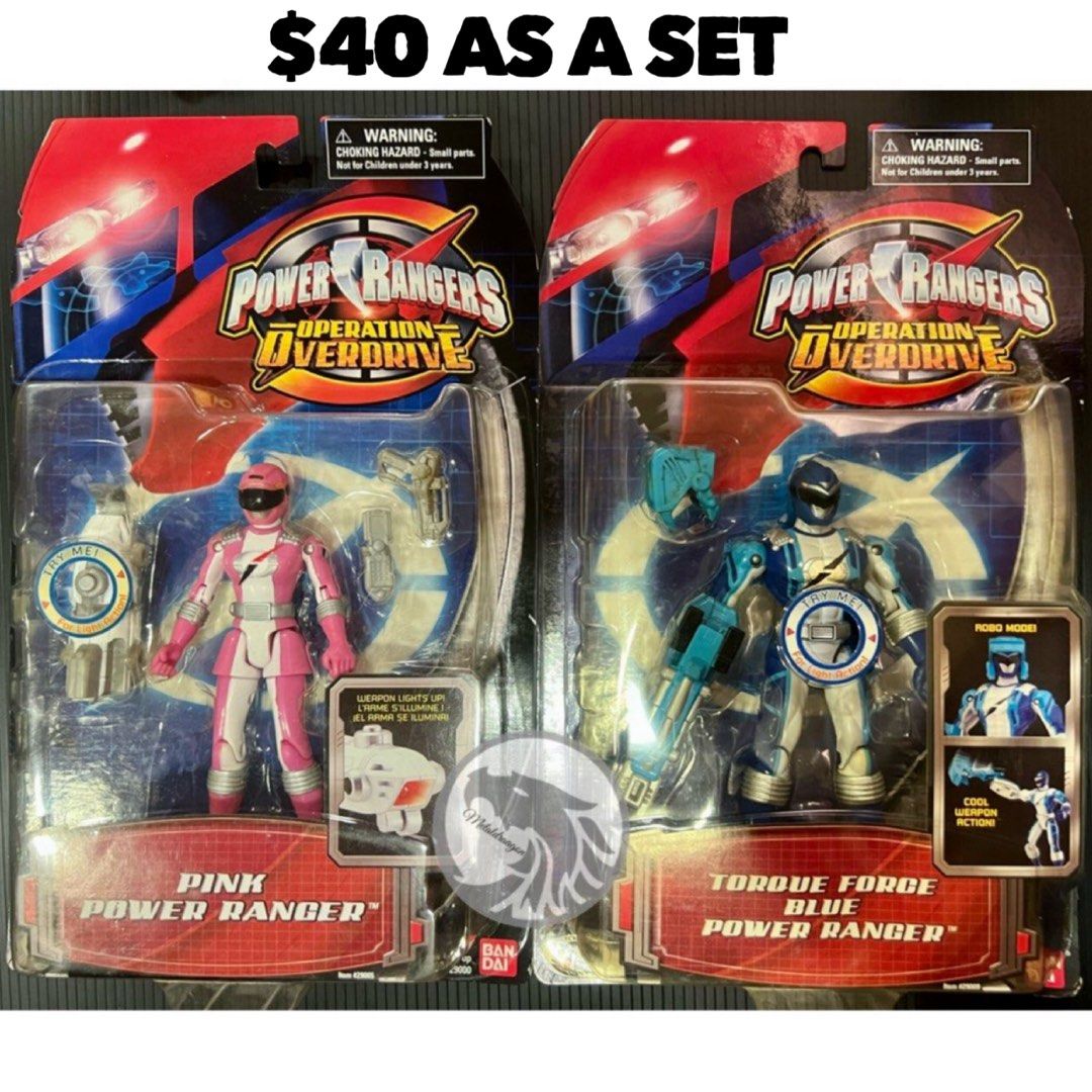 Power Rangers Bandai Sentai Vintage MOC | Operation Overdrive Pink ...