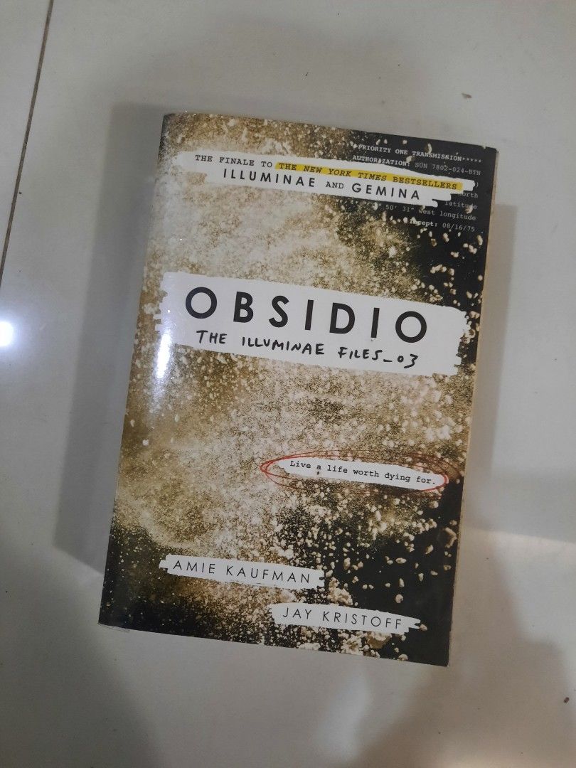 [Pre-loved] Obsidio by Amie Kaufman and Jay Kristoff (The Illuminae ...