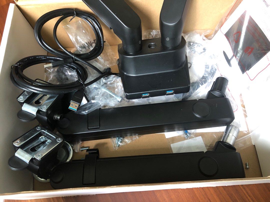 Prism+ Arc Stealth Dual Monitor Arm, Computers & Tech, Parts ...