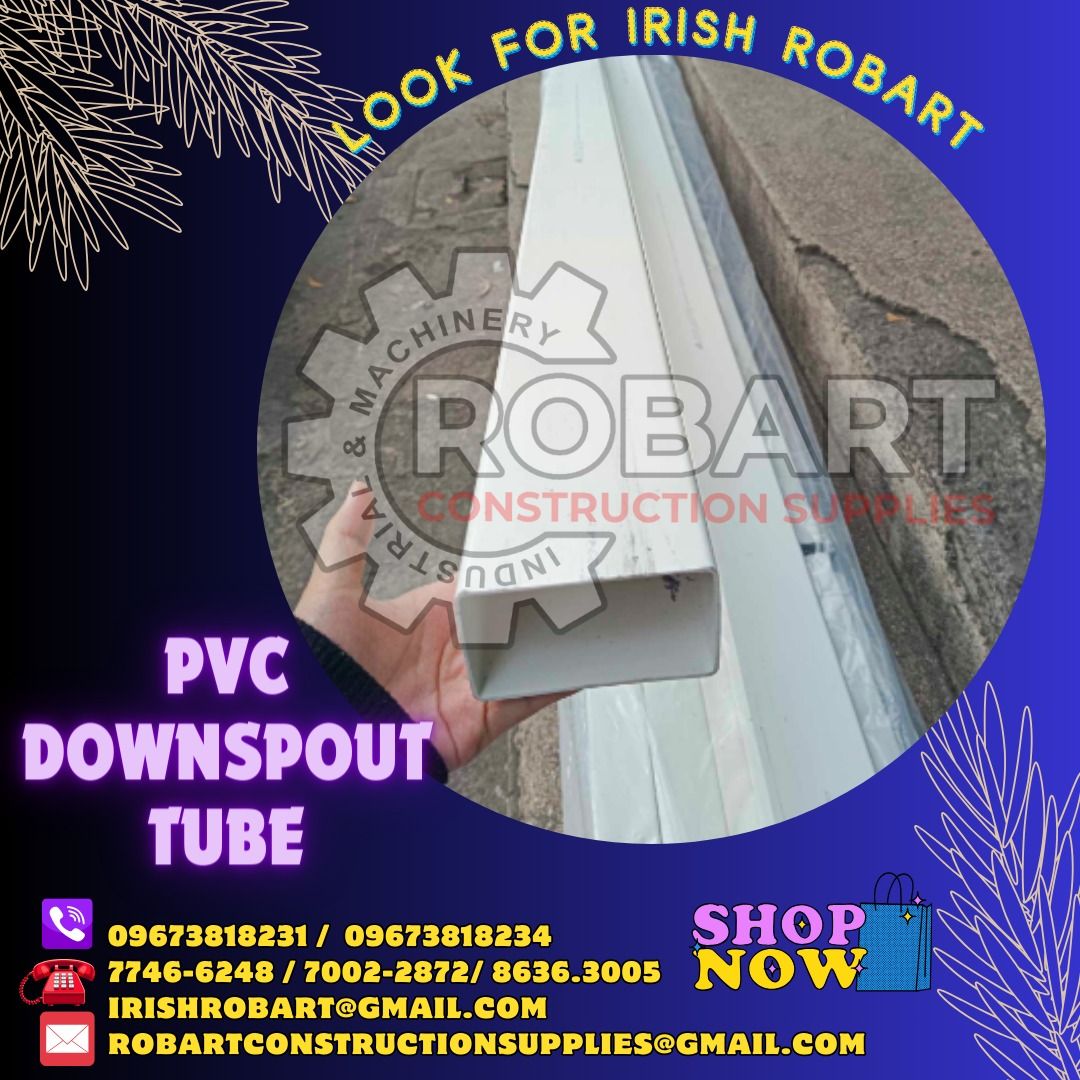 pvc downspout tube, Commercial & Industrial, Construction Tools ...