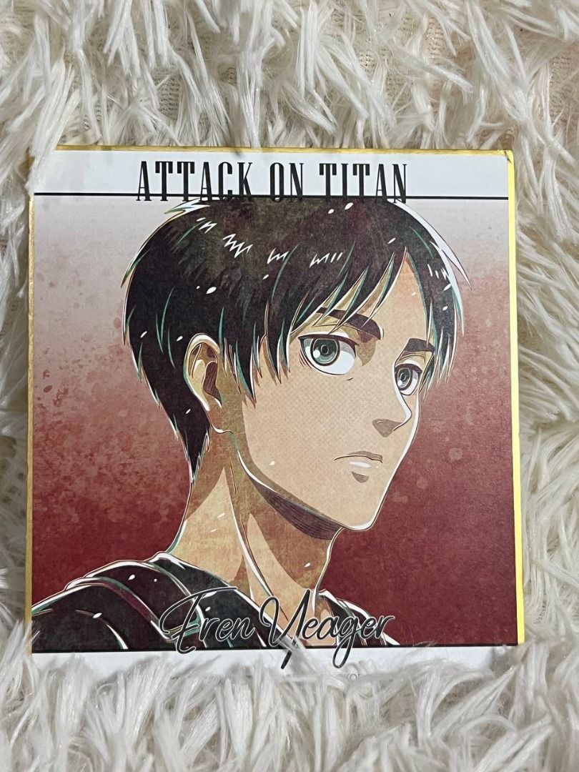 Random Anime Shikishi board - AOT, SpyXFam, Slime, TR, Twisted, Fate ...