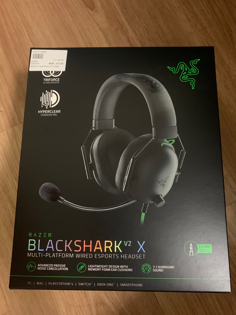 Razer blackhark v2X, Audio, Headphones & Headsets on Carousell