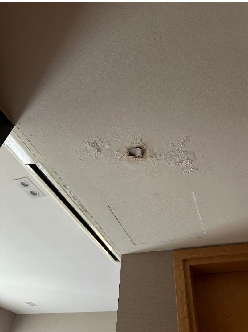 Repair False Ceiling and Partition wall. .tolite ceiling. Box up .air ...