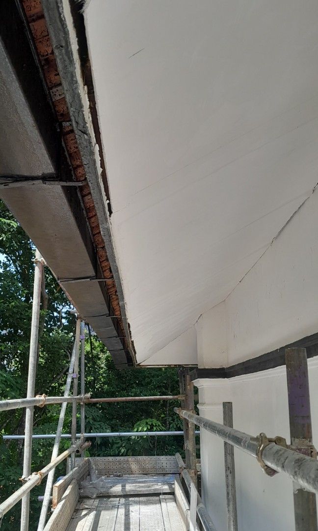 Repair False Ceiling and Partition wall. .tolite ceiling. Box up .air ...