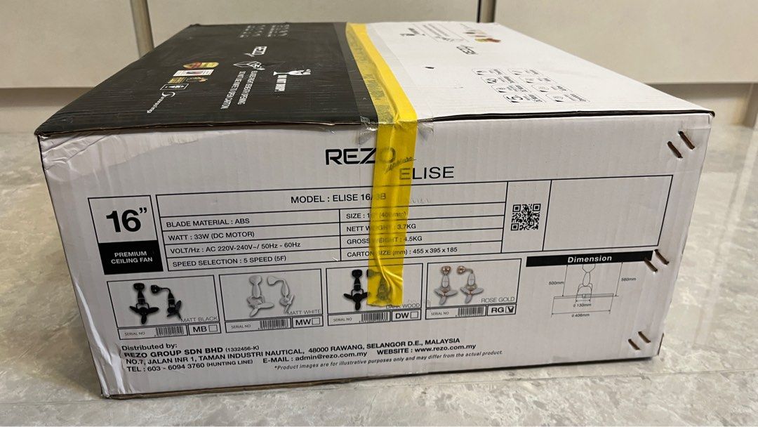 Rezo Premium Corner Fan 16 inch, Furniture & Home Living, Lighting ...