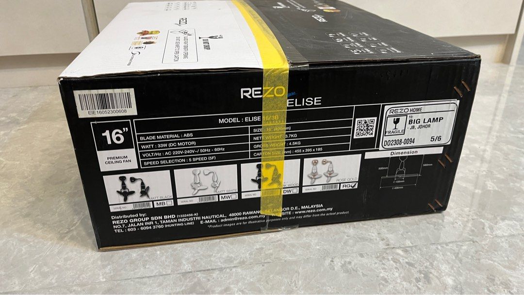 Rezo Premium Corner Fan 16 inch, Furniture & Home Living, Lighting ...