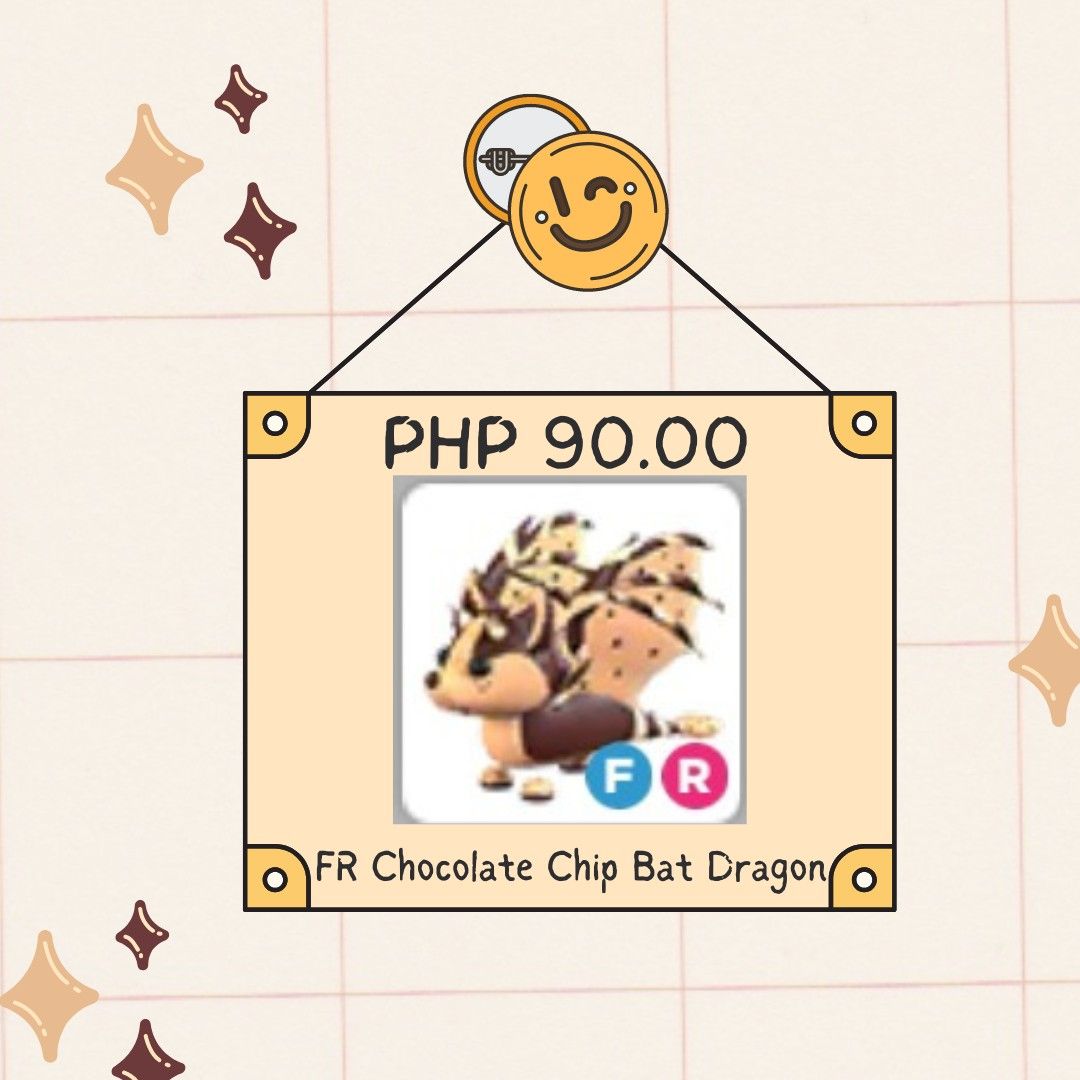 Roblox/Adopt Me | Chocolate Chip Bat Dragon, Video Gaming, Video Games ...