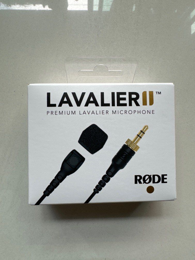 Rode Lavalier II, Audio, Microphones on Carousell