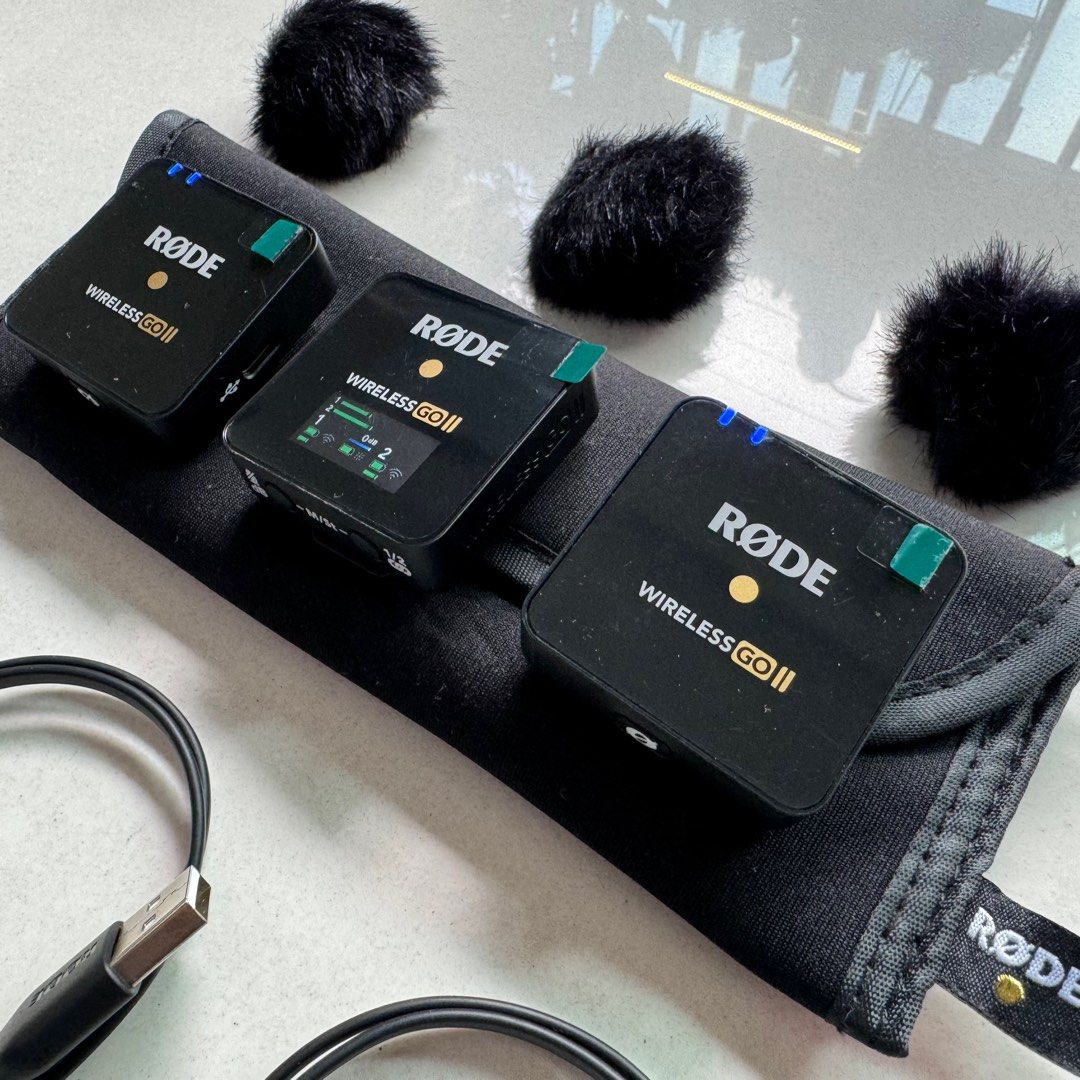 Rode Wireless GO II, Audio, Microphones on Carousell