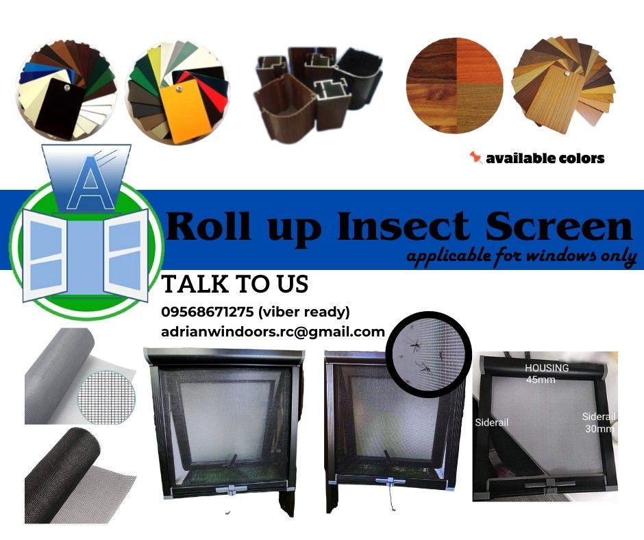 Roll up Insect Screen by Adrian Windoors, Furniture & Home Living ...