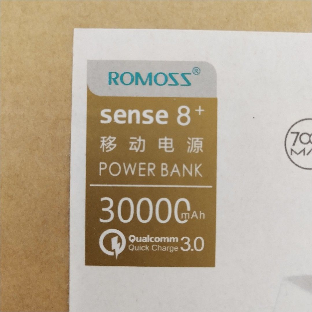ROMOSS SENSES 8+ 30000mAh POWER BANK, Mobile Phones & Gadgets, Mobile ...