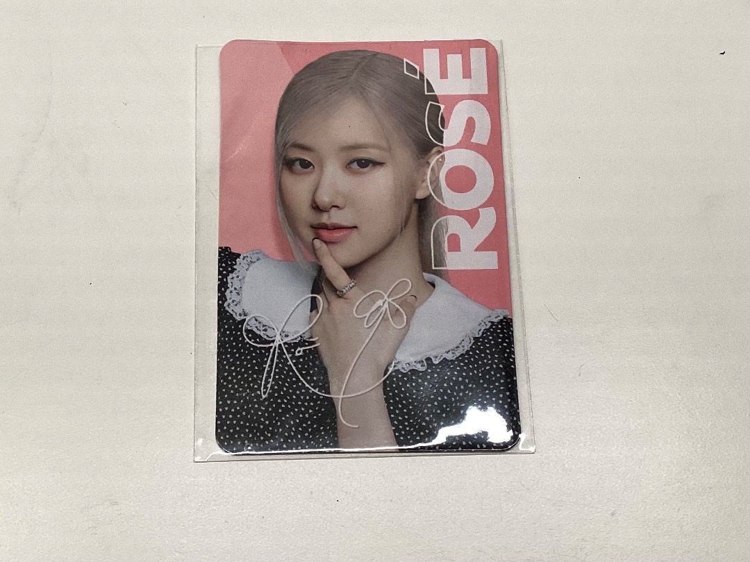 Rose Blackpink Oreo Photocard — slight bent, Hobbies & Toys ...