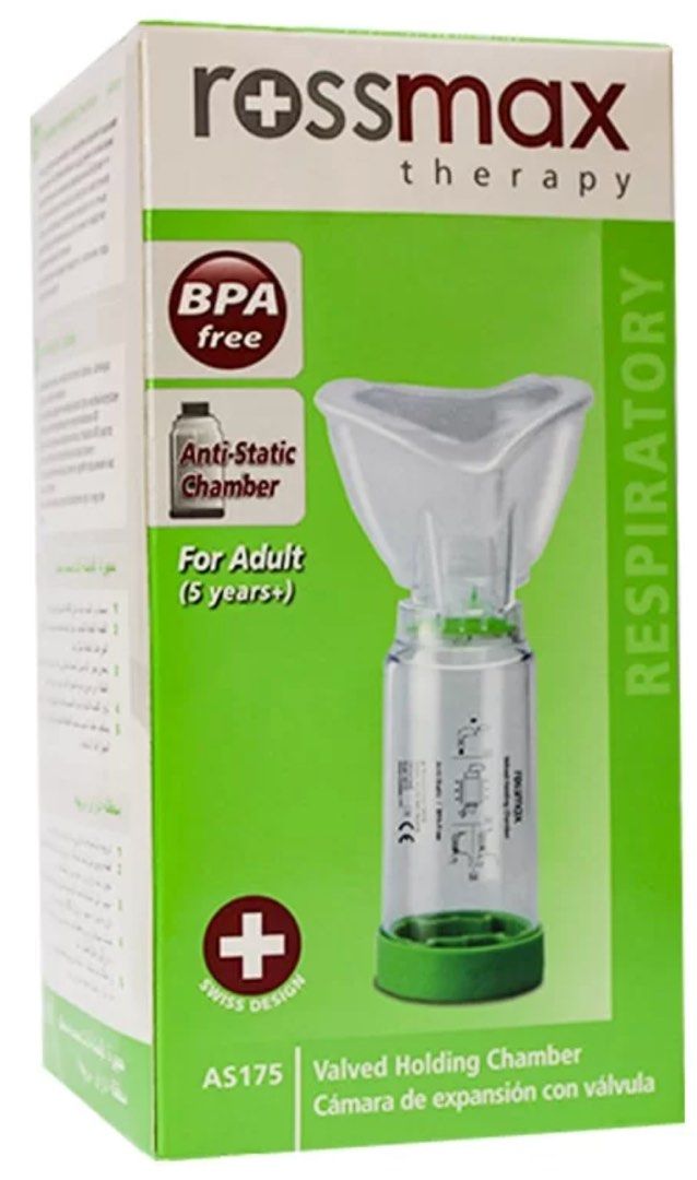 Rossmax Valved Holding Chamber, Health & Nutrition, Medical Supplies ...