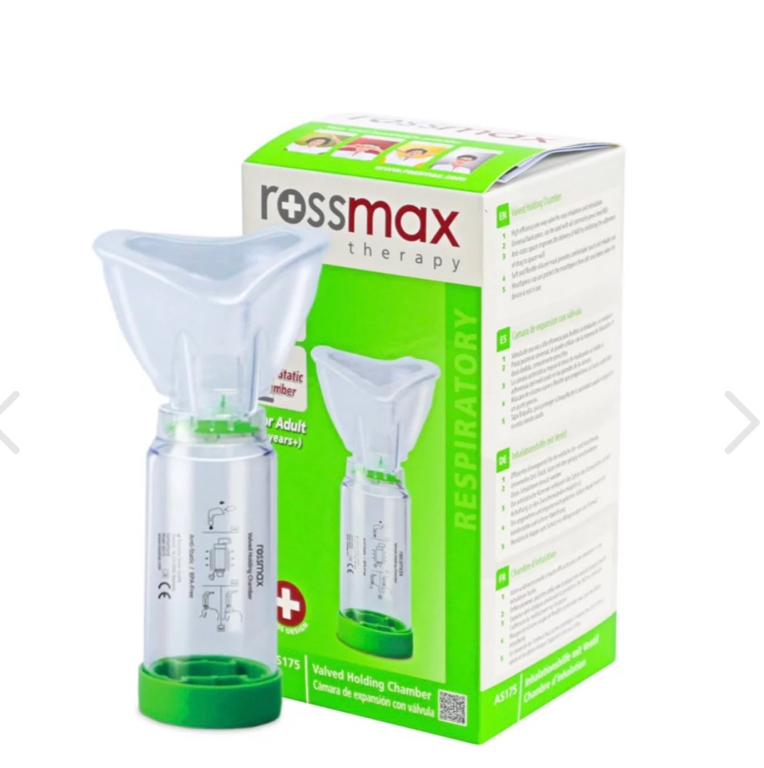 Rossmax Valved Holding Chamber, Health & Nutrition, Medical Supplies ...
