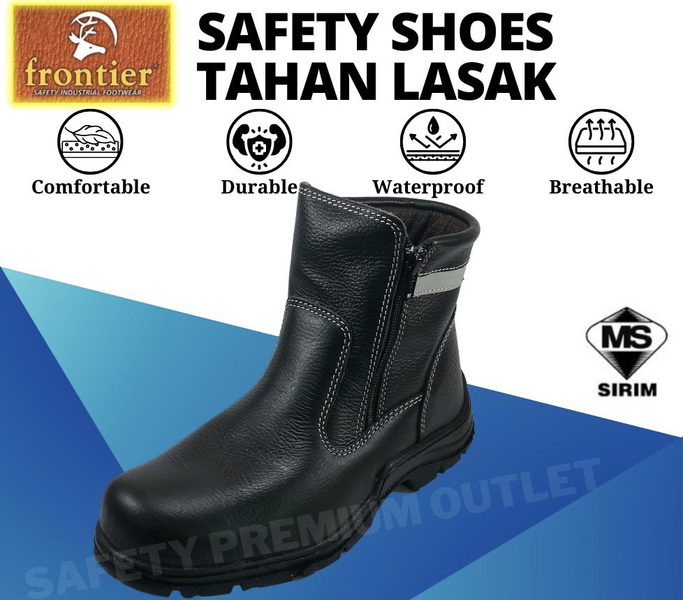 Safety Boot Frontier Mid-Cut Zip, Men's Fashion, Footwear, Boots on ...