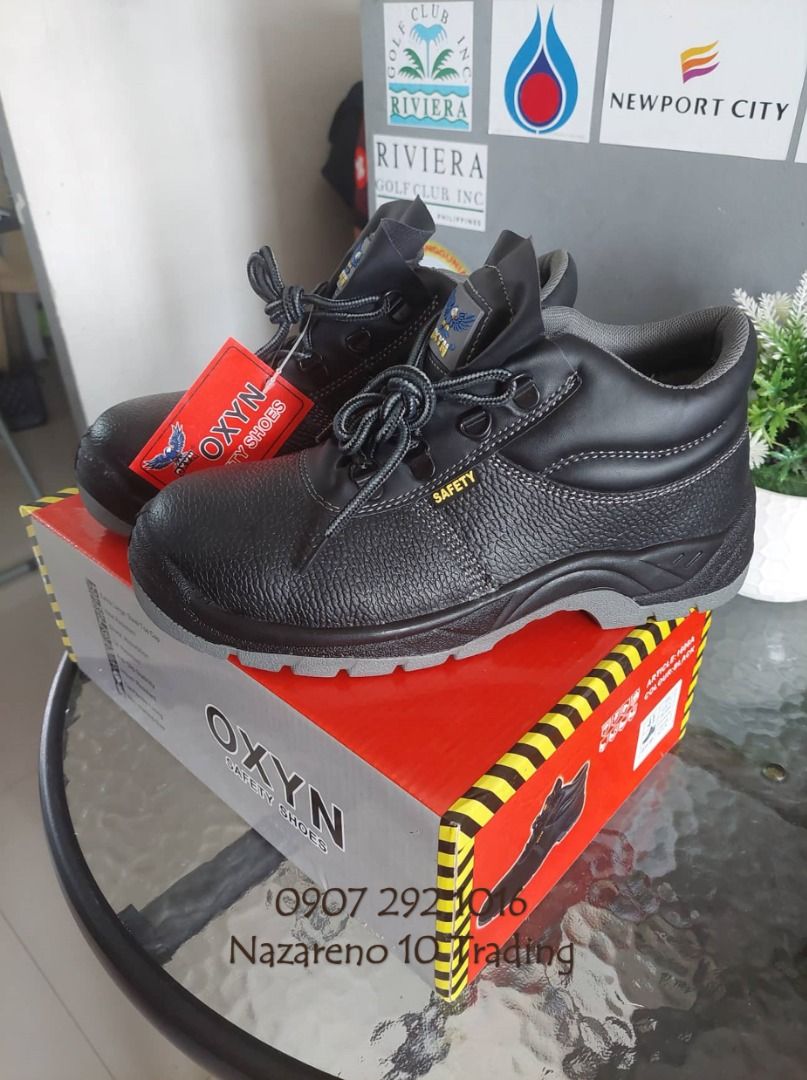 Safety shoes OXYN midcut w/steeltoe 223, Men's Fashion, Footwear, Casual Shoes on Carousell
