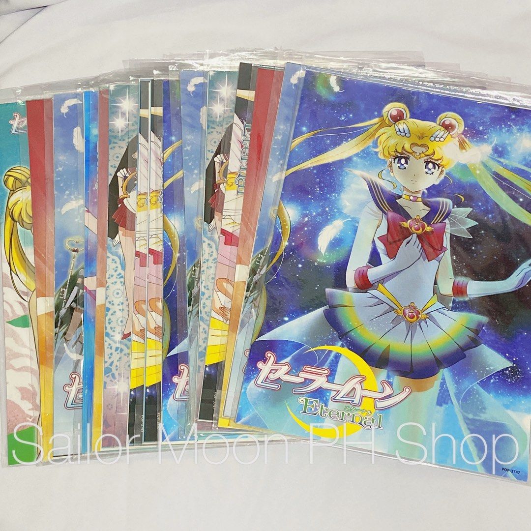 Sailor Moon Poster 8 piece poster set A3 size, Hobbies & Toys ...