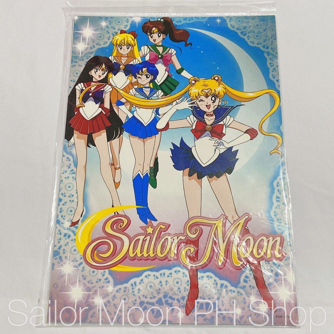 Sailor Moon Poster 8 piece poster set A3 size, Hobbies & Toys ...