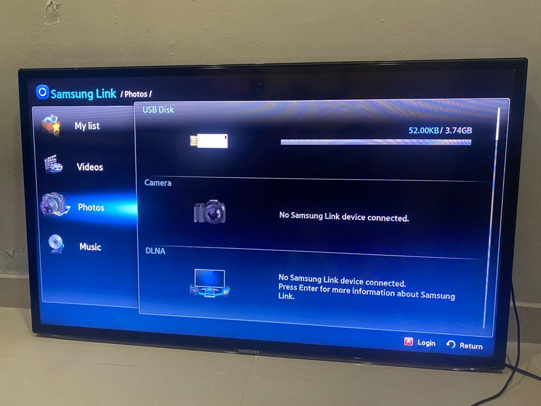 Samsung LED TV 46 inch, TV & Home Appliances, TV & Entertainment, TV on ...