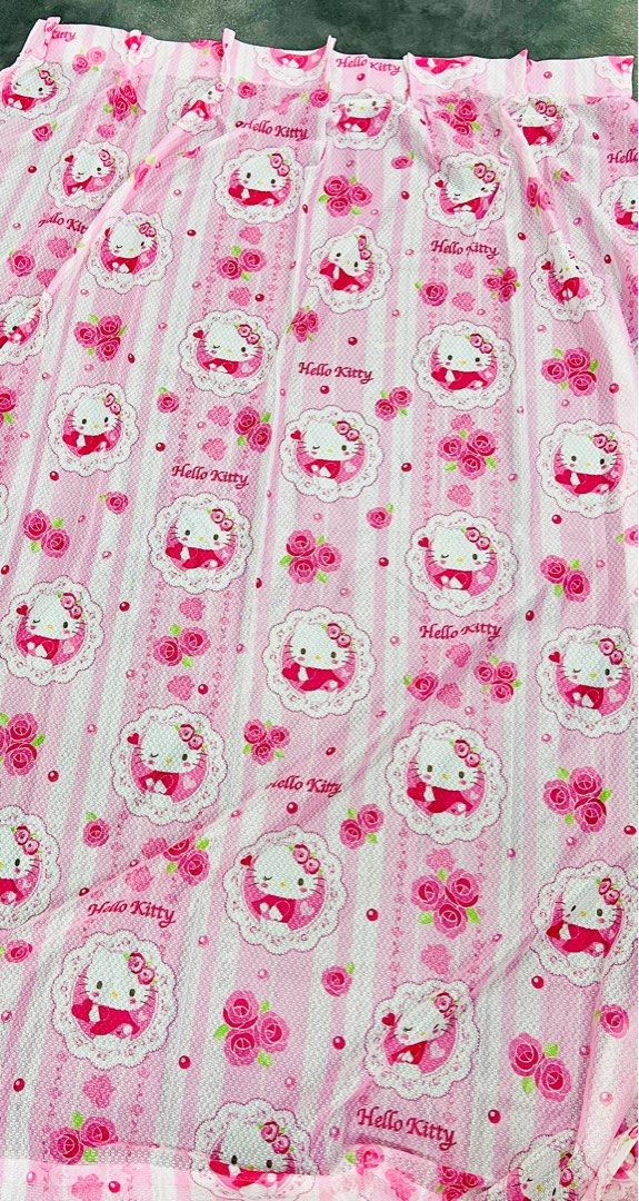 Sanrio Japan Hello kitty window curtains, Furniture & Home Living, Home ...