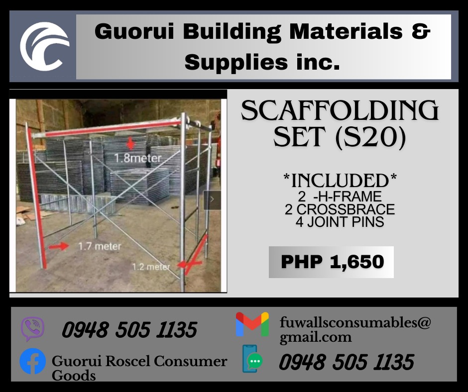 Scaffolding Set (s20), Commercial & Industrial, Construction & Building ...