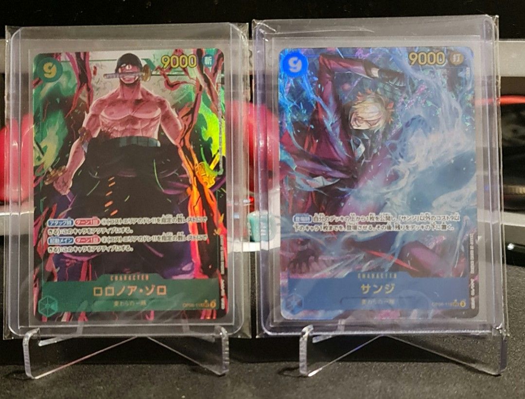 Both(SEC) Parallel OP6 Zoro & Sanji | One Piece Card Game TCG * Price ...