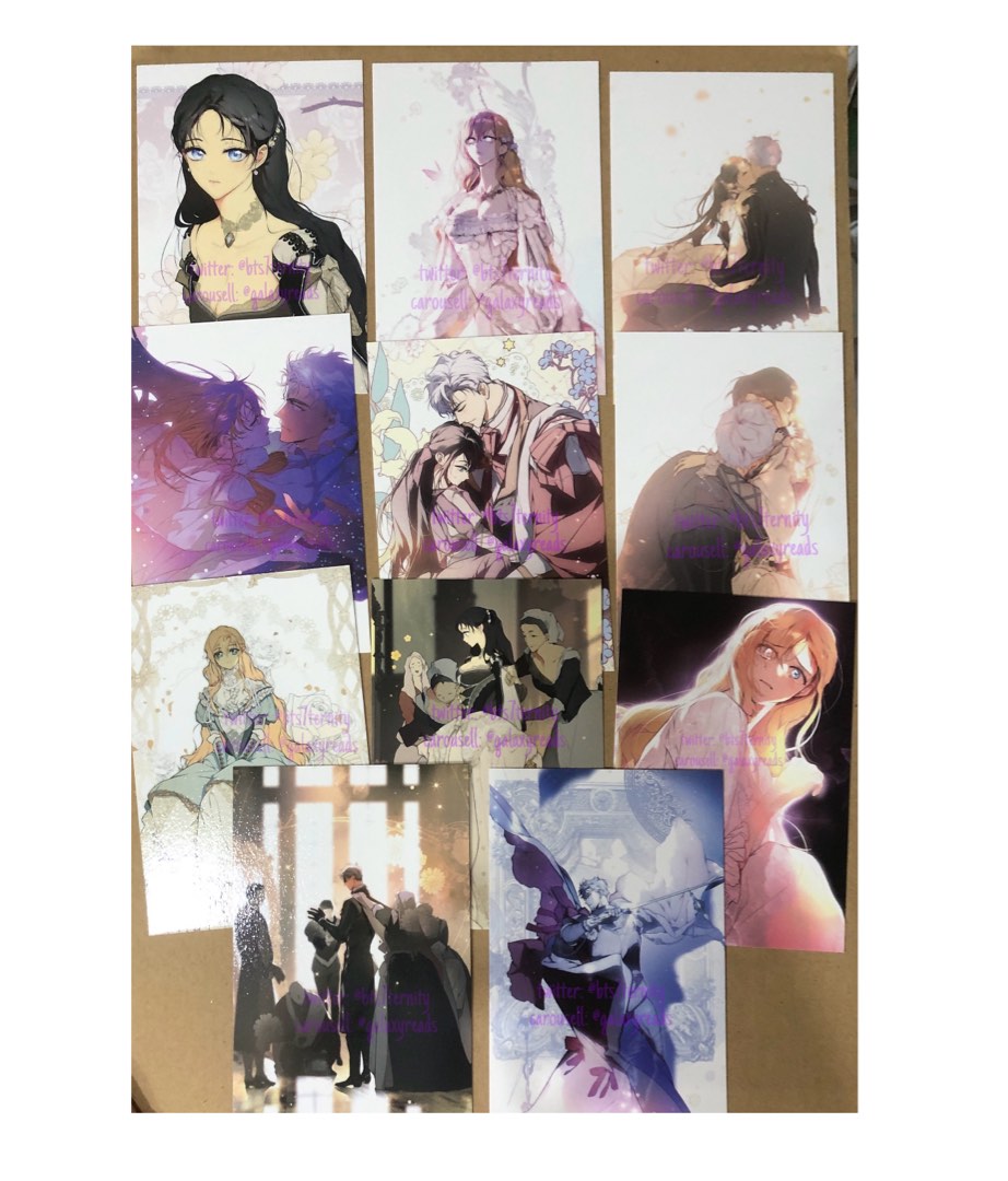 Secret Lady Manhwa Official Postcards , Hobbies & Toys, Memorabilia ...