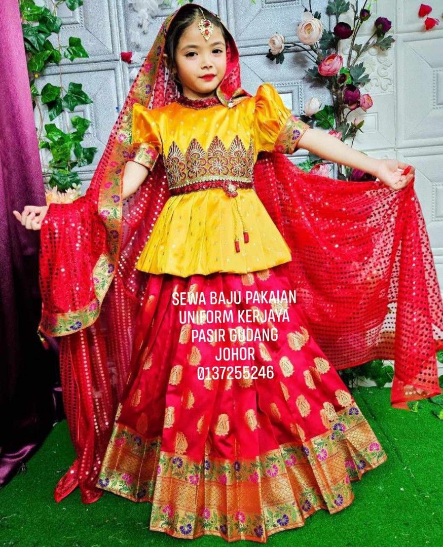 Sewa / Rent Tradisional India Lehenga Lengha Saree Sari Kids, Services ...
