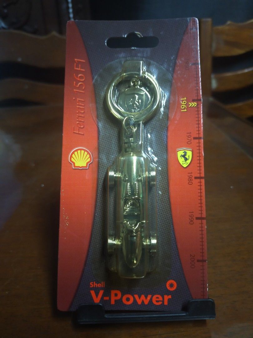 Shell v-power ferrari 156 F1 1961 car keychain, Hobbies & Toys ...