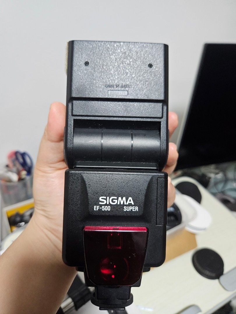 Sigma EF 500 DG Super flashlight (cannon mount), Photography, Cameras ...