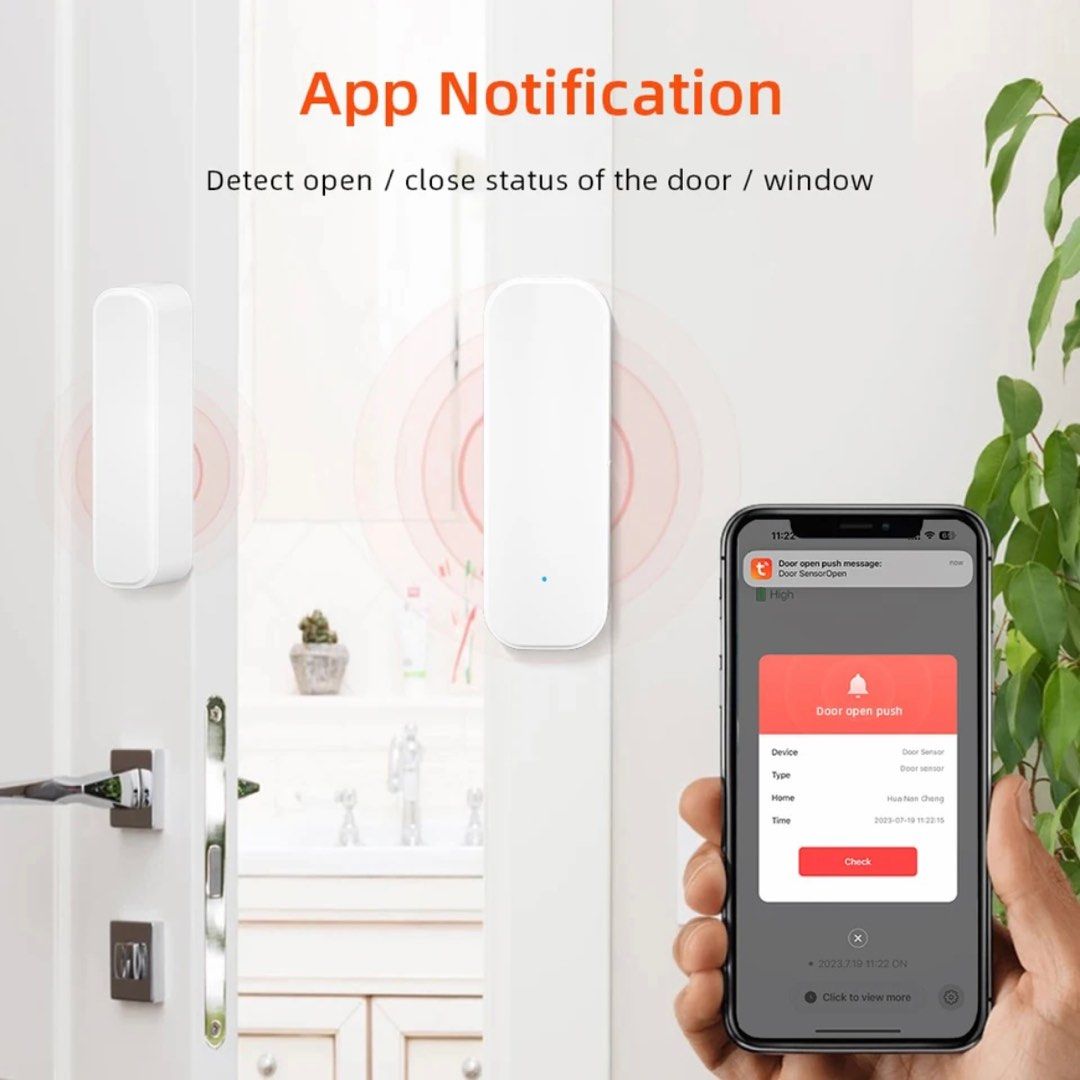 Smart Door Sensor | Smart Home Security Protection Sensor | Smart Door ...