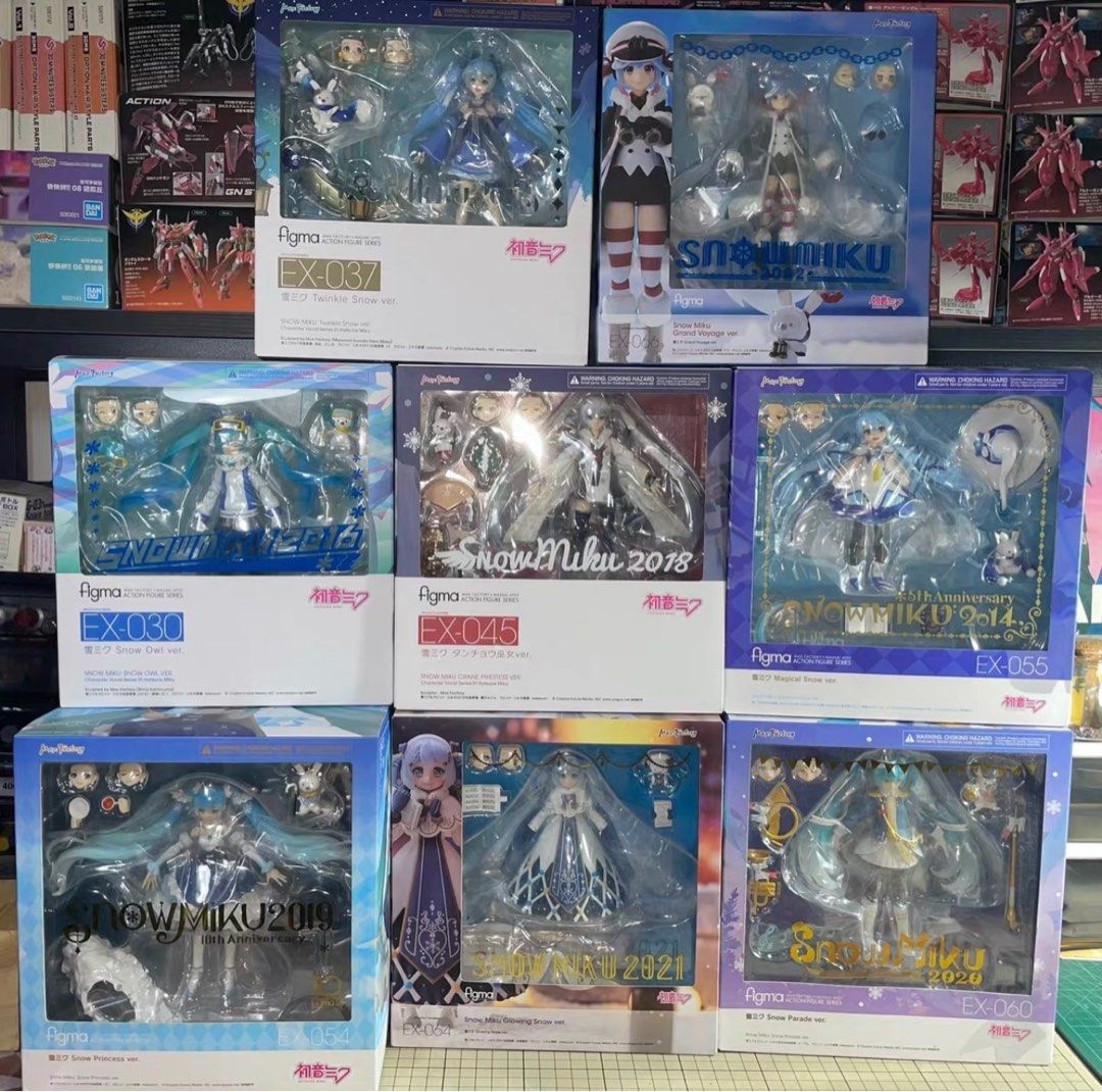 SNOW MIKU FIGMA EX-055 EX-030 EX-037 EX-045 EX-054 EX-060 EX-064 EX-066, Hobbies & Toys, Toys ...