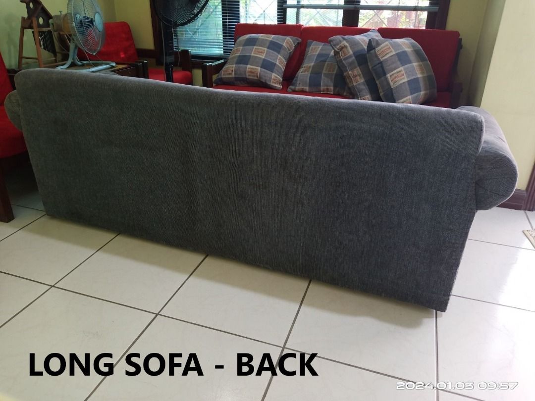 SOFA SET (PRELOVED), Furniture & Home Living, Furniture, Sofas on Carousell