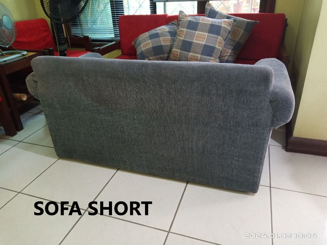 SOFA SET (PRELOVED), Furniture & Home Living, Furniture, Sofas on Carousell