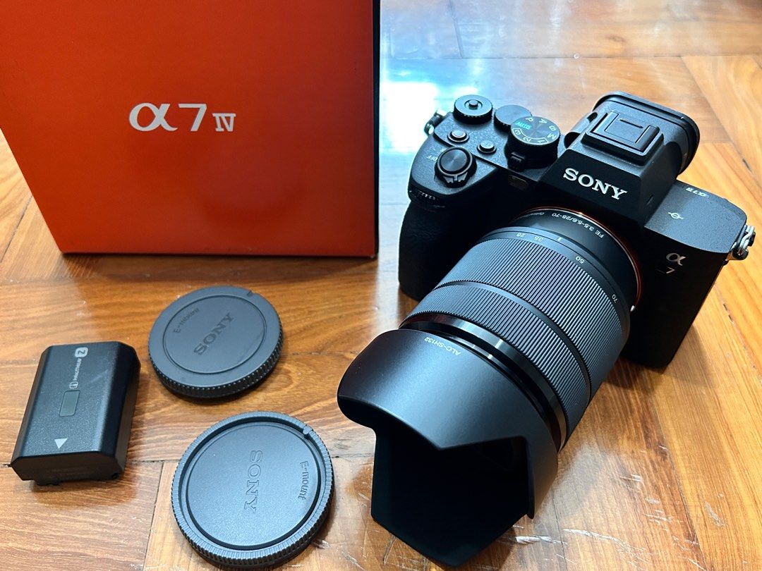 Sony A7IV (A7M4) with 28-70mm lens, Photography, Video Cameras on Carousell
