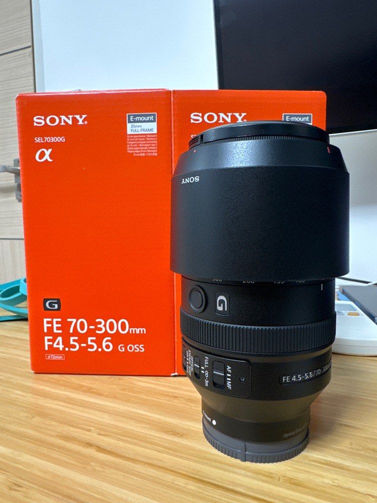 SONY SEL70300G FE 70-300mm F4.5-5.6, Photography, Lens & Kits on Carousell